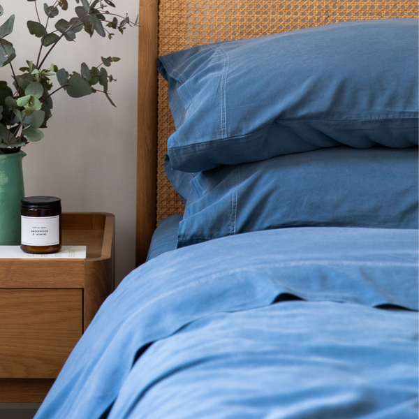 Organic Bamboo Stone Washed Sheet Set – Pure Zone