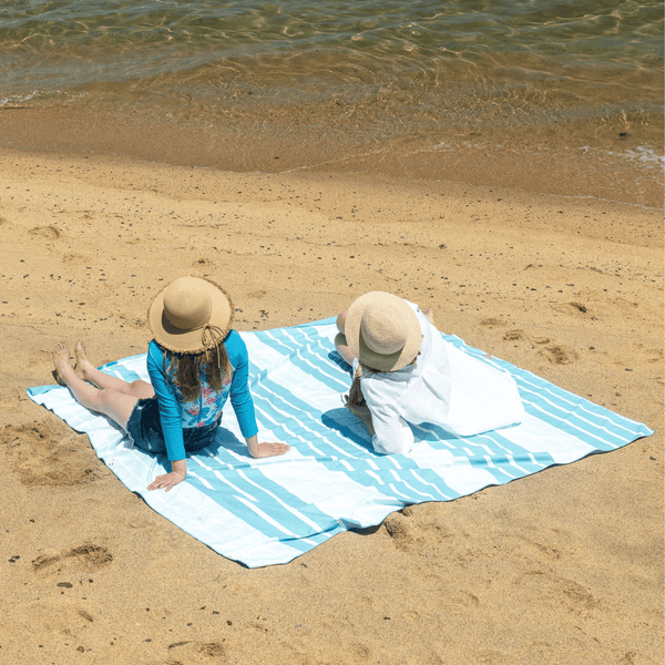 Sand Free Beach Towel for Two - Bondi Stripes – Pure Zone