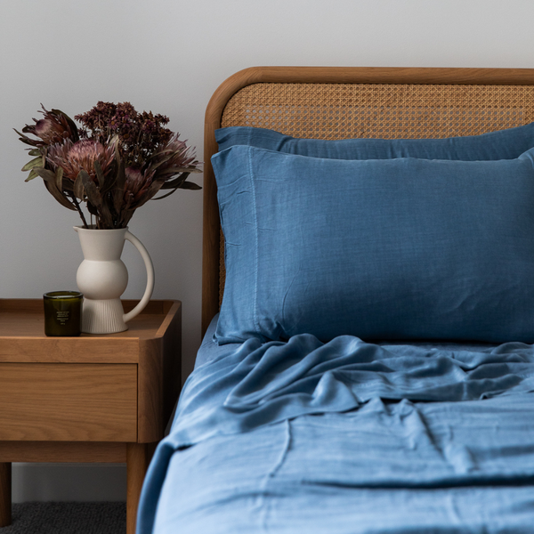 Organic Bamboo Stone Washed Sheet Set – Pure Zone