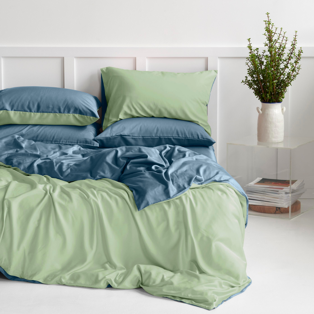 Organic Bamboo Reversible Quilt Cover Set – Pure Zone